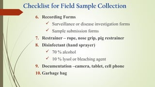 Collection and Handling of Specimens for Laboratory Diagnosis | PPT