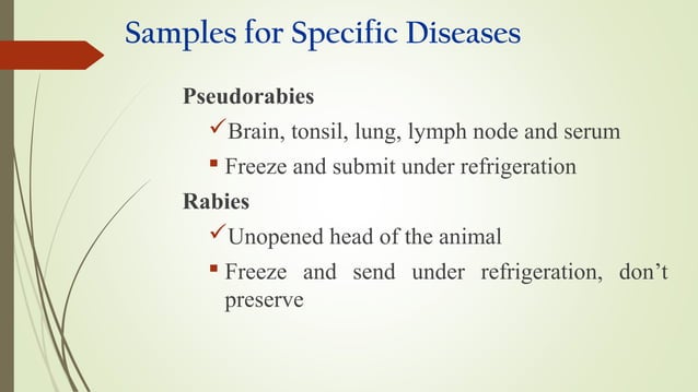 Collection and Handling of Specimens for Laboratory Diagnosis | PPT