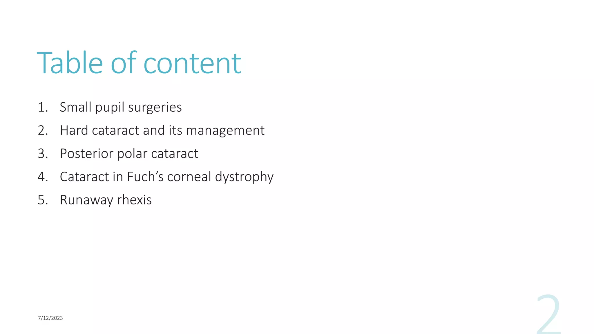 Complex cases in Cataract surgery and its management.pptx