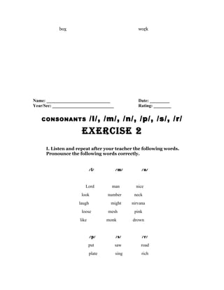 Edited consonants chapter | DOC
