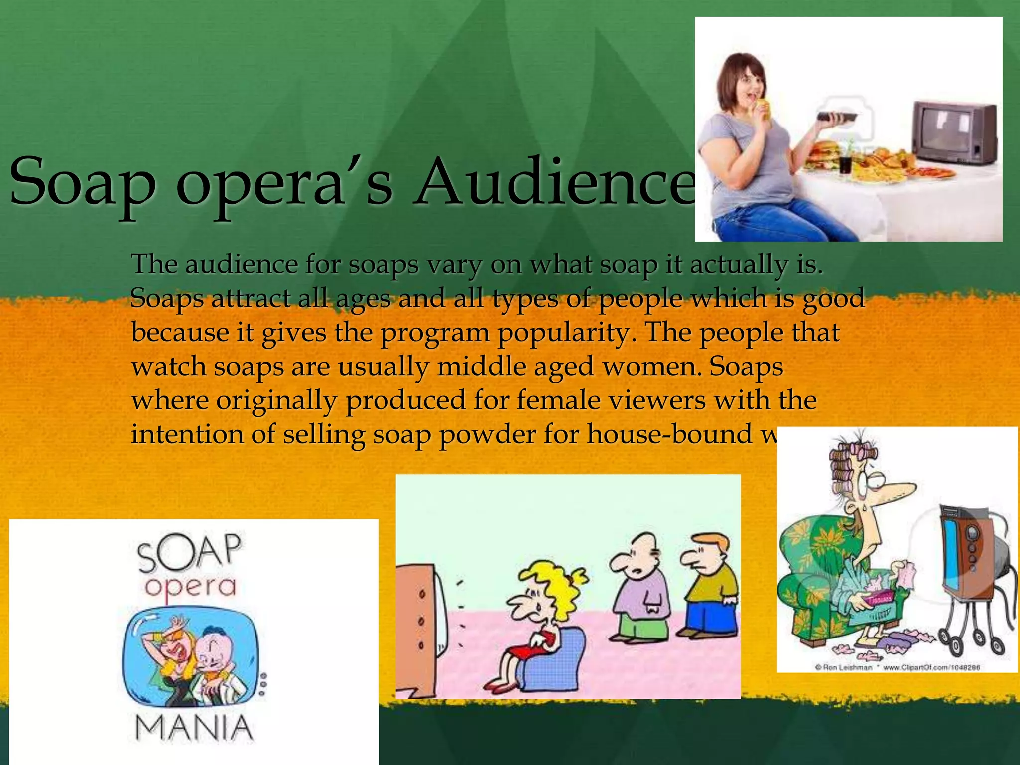Edited conventions of soap opera's powerpoint | PPT