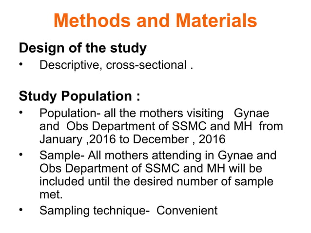 Awareness among the Mothers about Prevention and Control | PPT