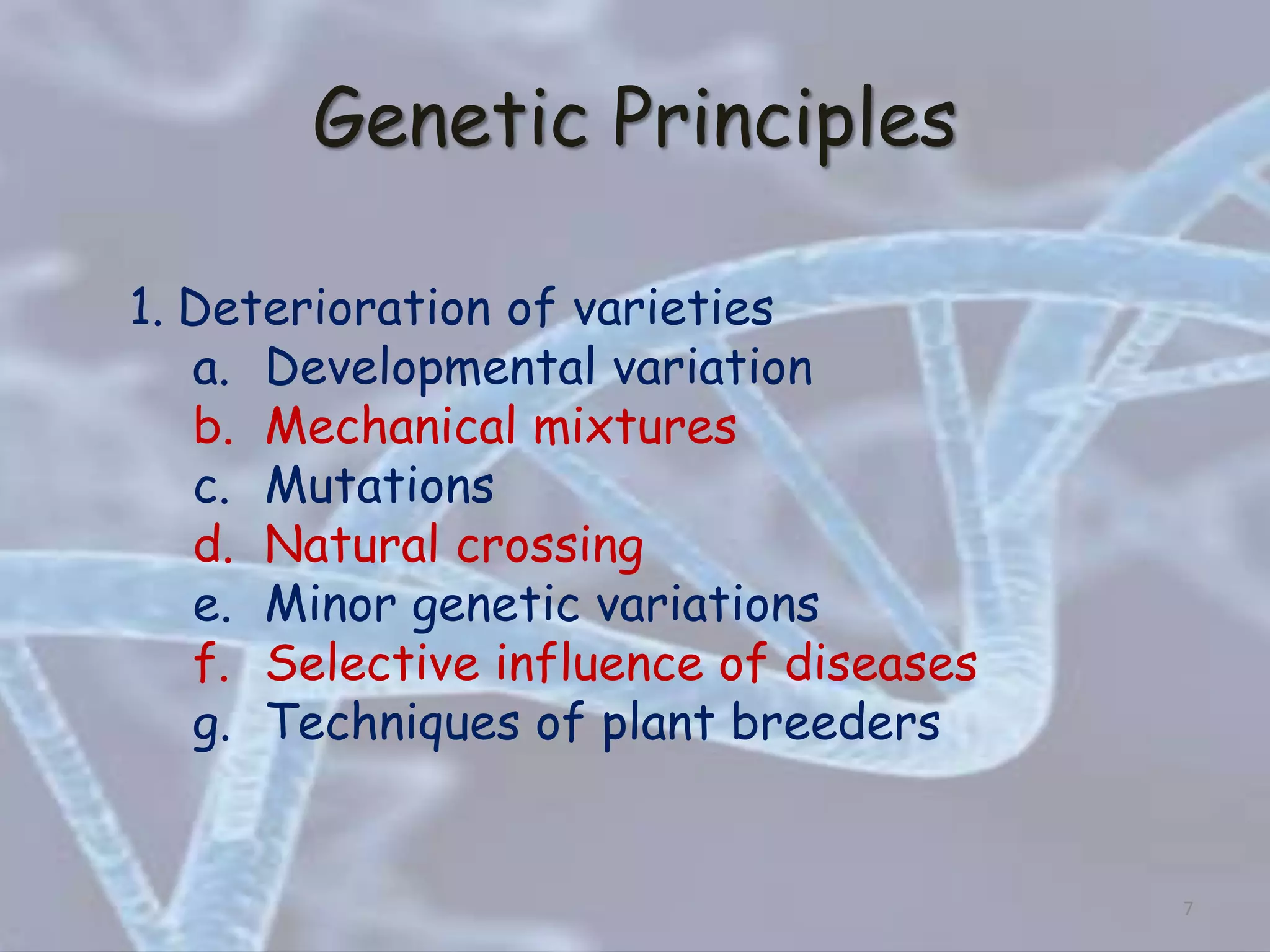 Principles of vegetable seed production | PPTX