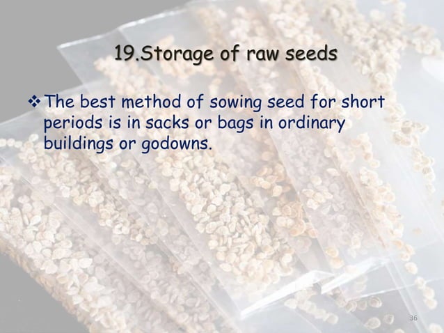 Principles of vegetable seed production | PPTX | Agriculture | Industries