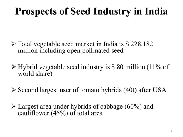 Principles of vegetable seed production | PPTX | Agriculture | Industries