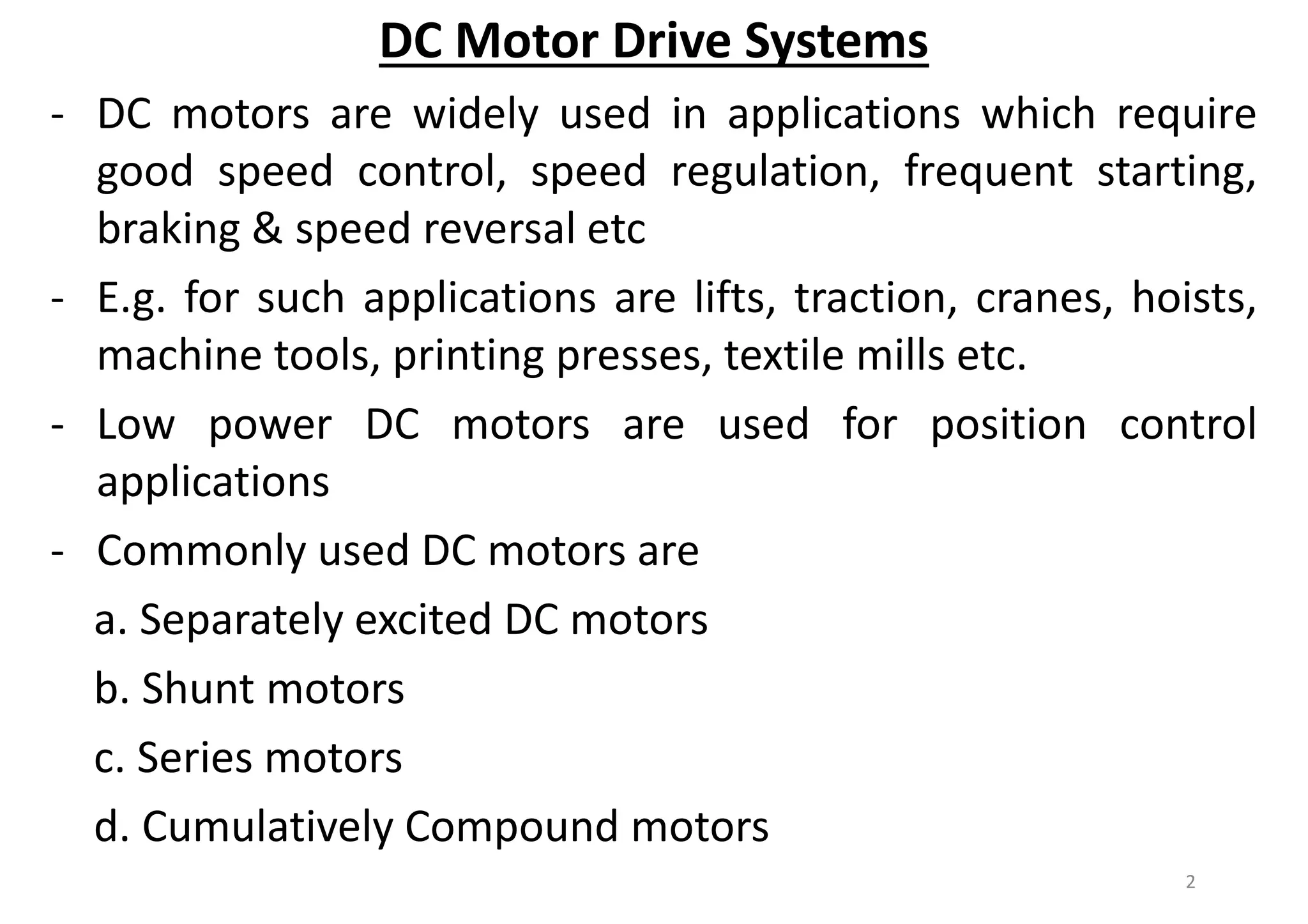 DC Motor Drives - Single Phase And Three Phase Rectifier Controlled ...