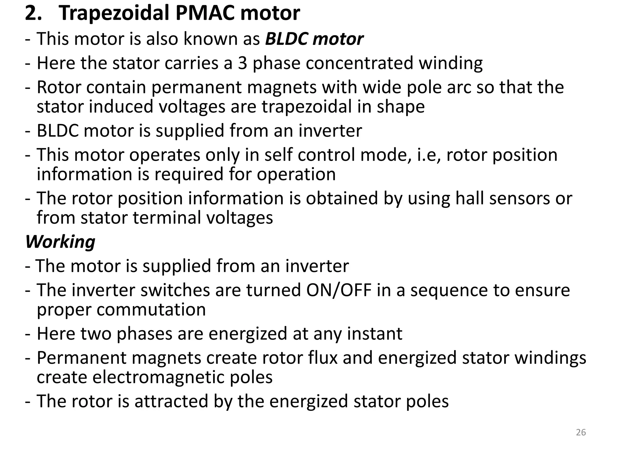 Speed Control Of Synchronous Motor Synchronous Reluctance Motor Ppt