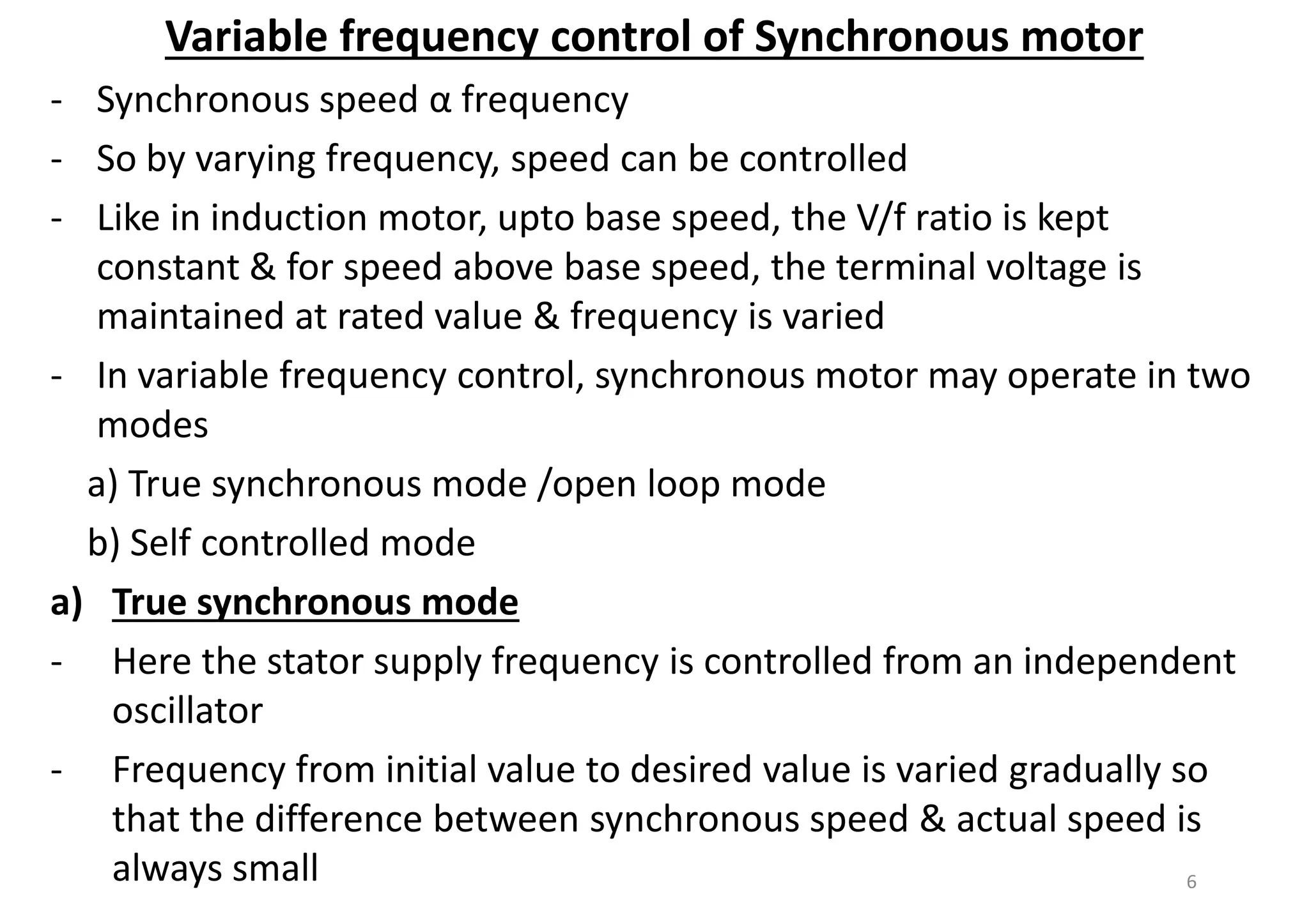Speed Control Of Synchronous Motor Synchronous Reluctance Motor Pdf
