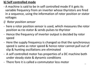Speed Control Of Synchronous Motor - Synchronous Reluctance Motor | PDF