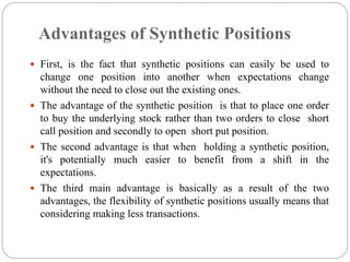 Synthetic Position 2018 | PPTX