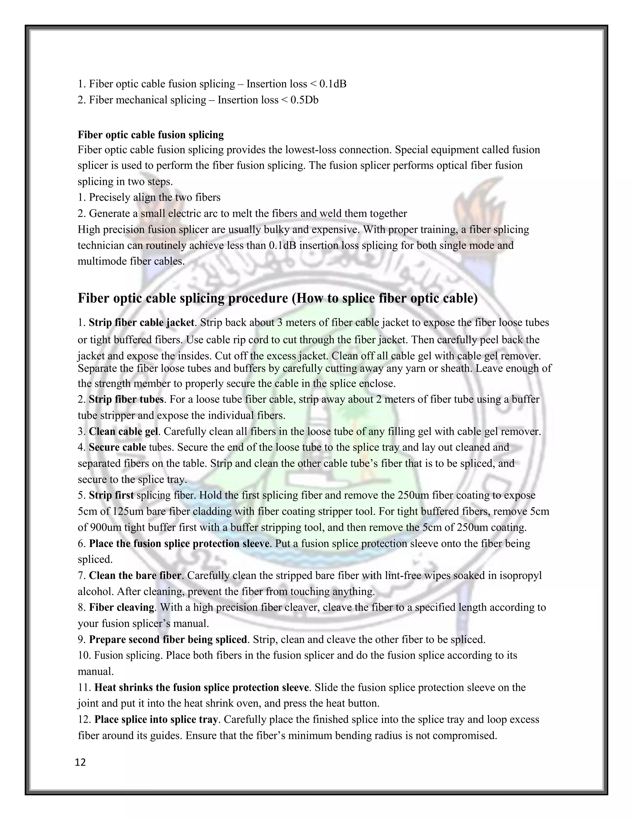 Internship ptcl report, optical fiber system, switching, transmission | PDF