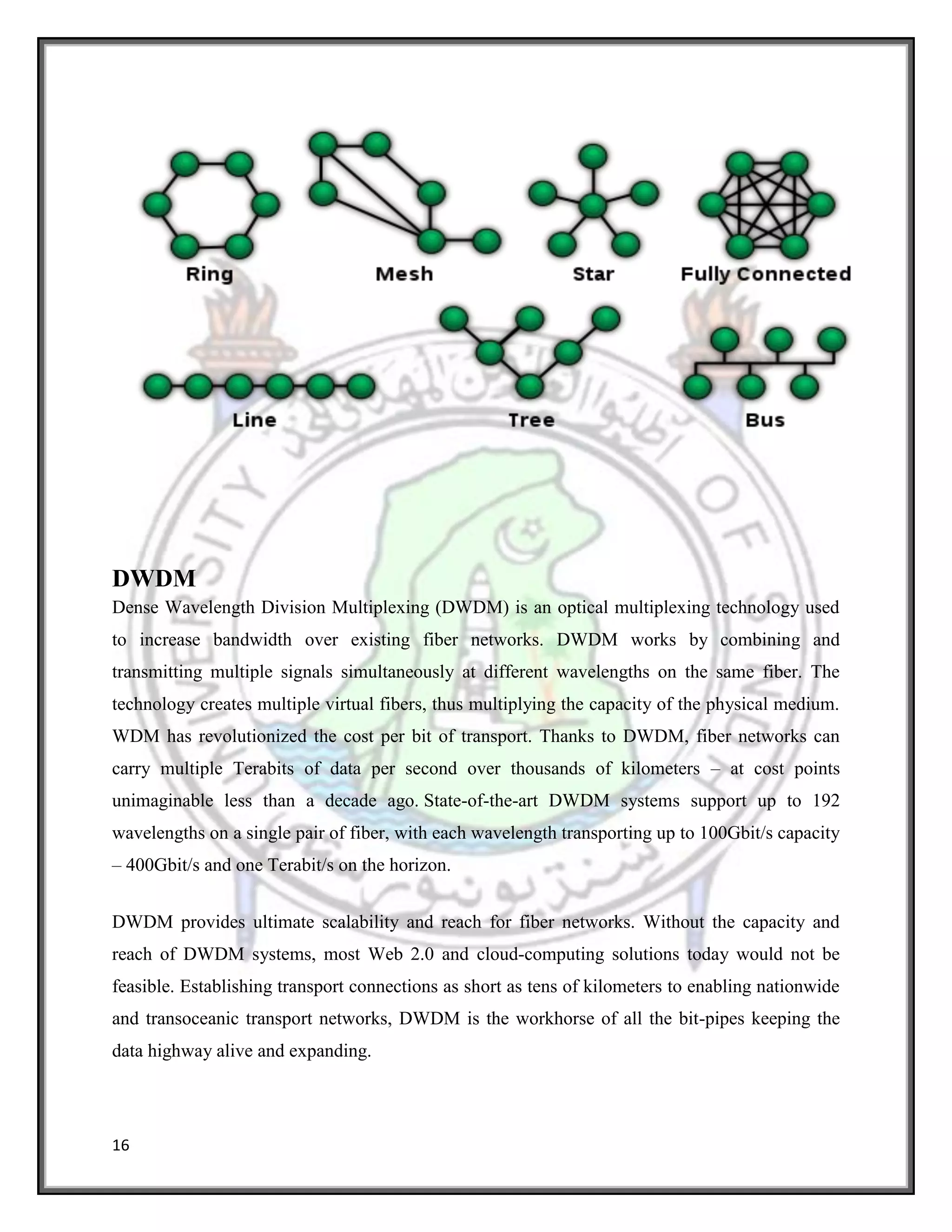Internship ptcl report, optical fiber system, switching, transmission | PDF