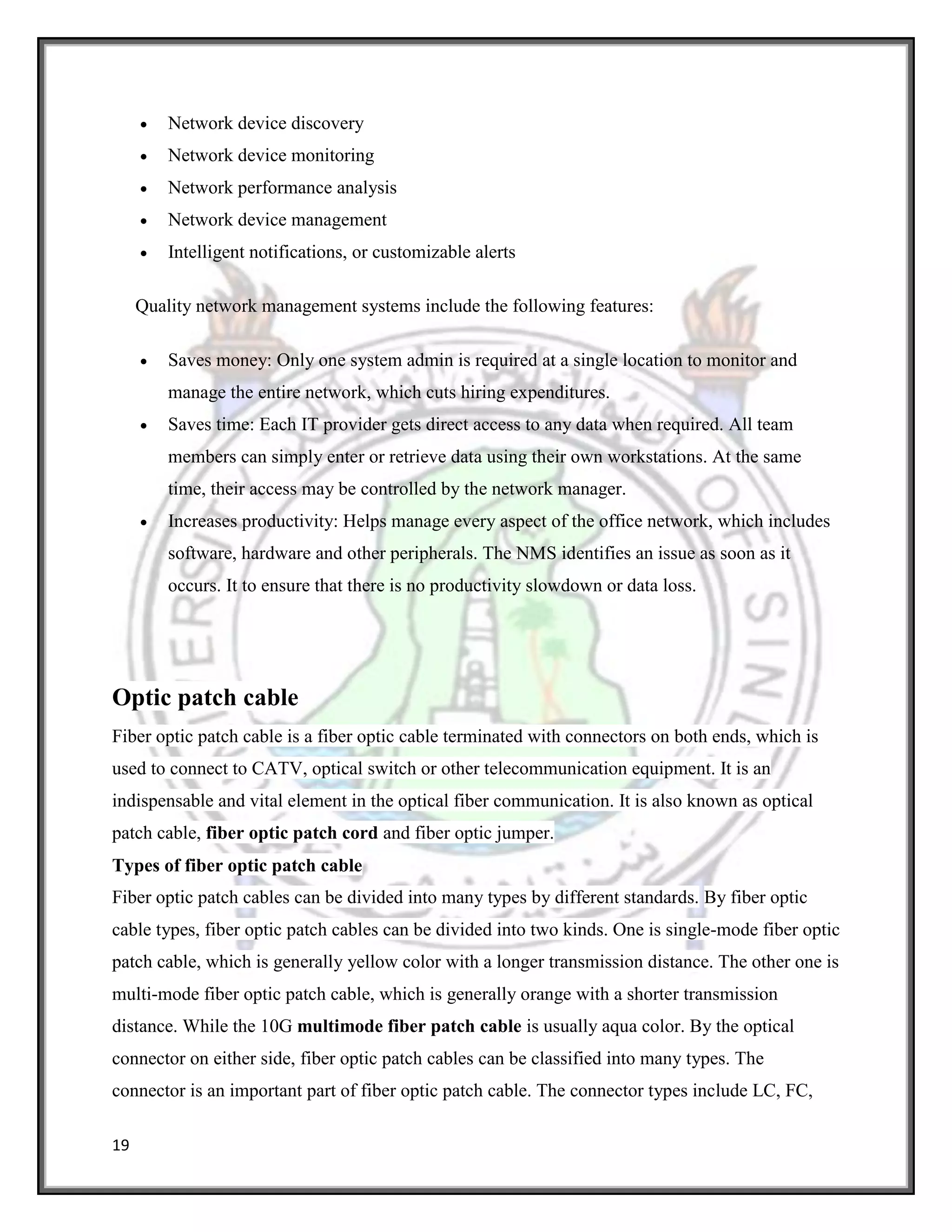 Internship ptcl report, optical fiber system, switching, transmission | PDF