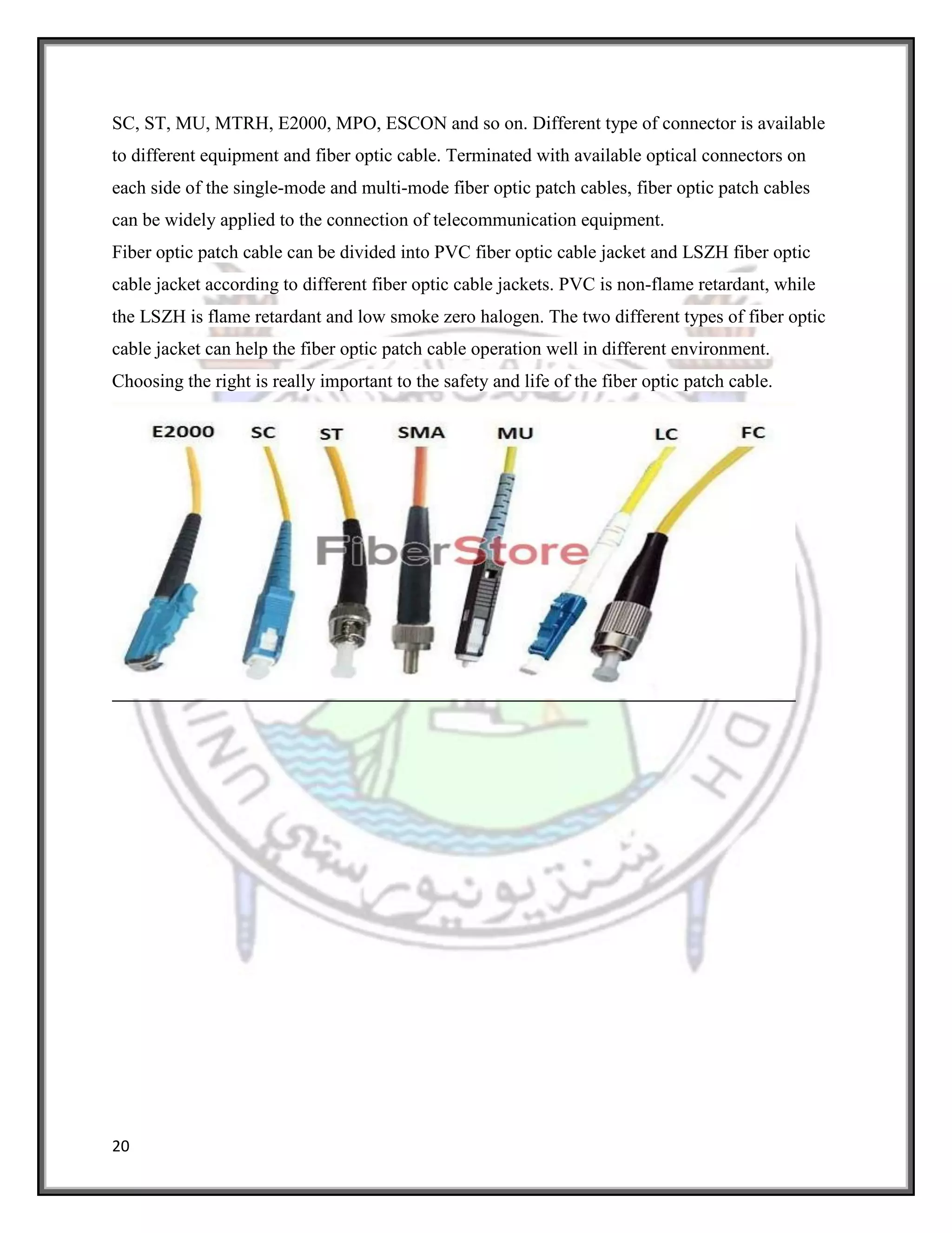 Internship ptcl report, optical fiber system, switching, transmission | PDF