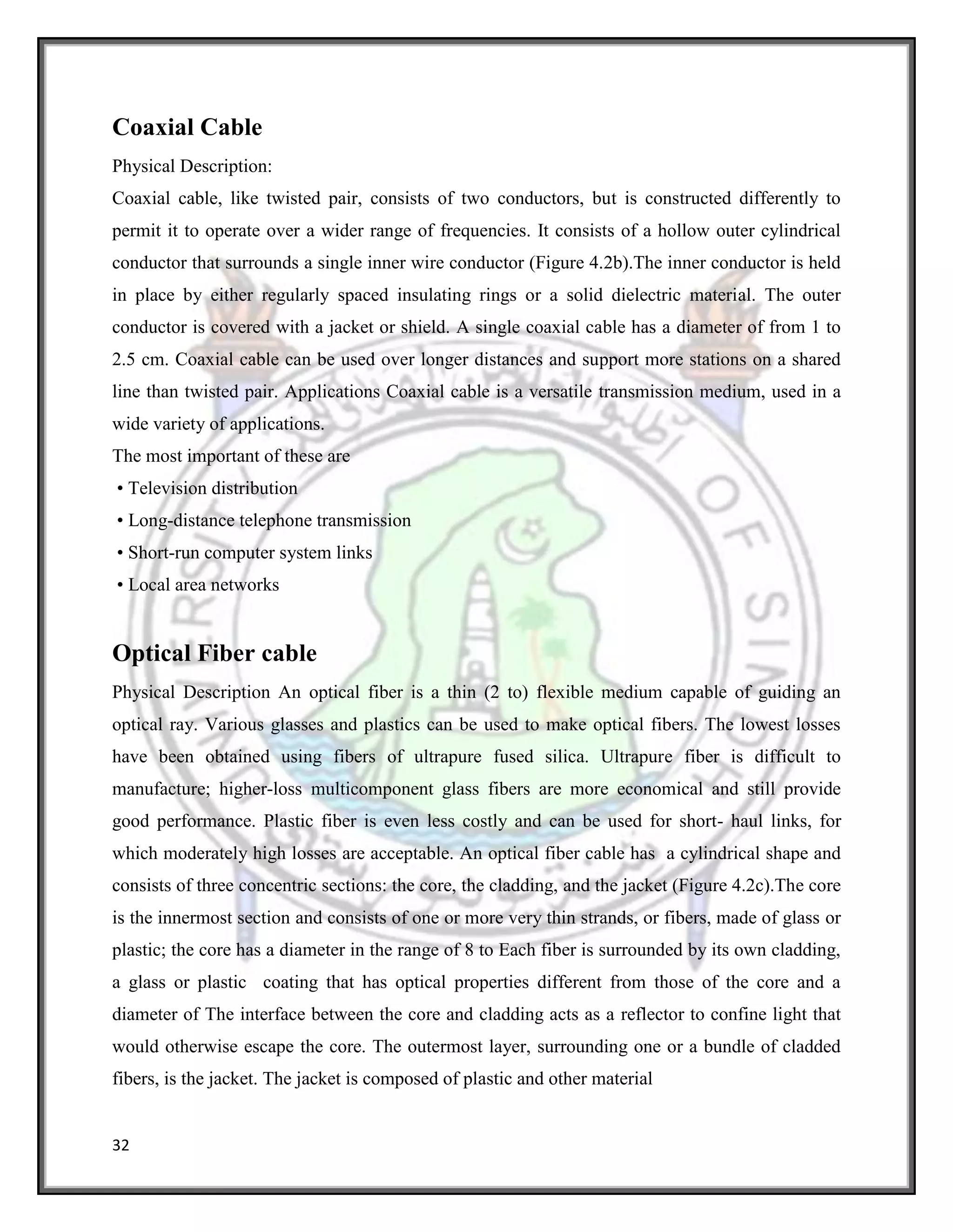 Internship ptcl report, optical fiber system, switching, transmission | PDF