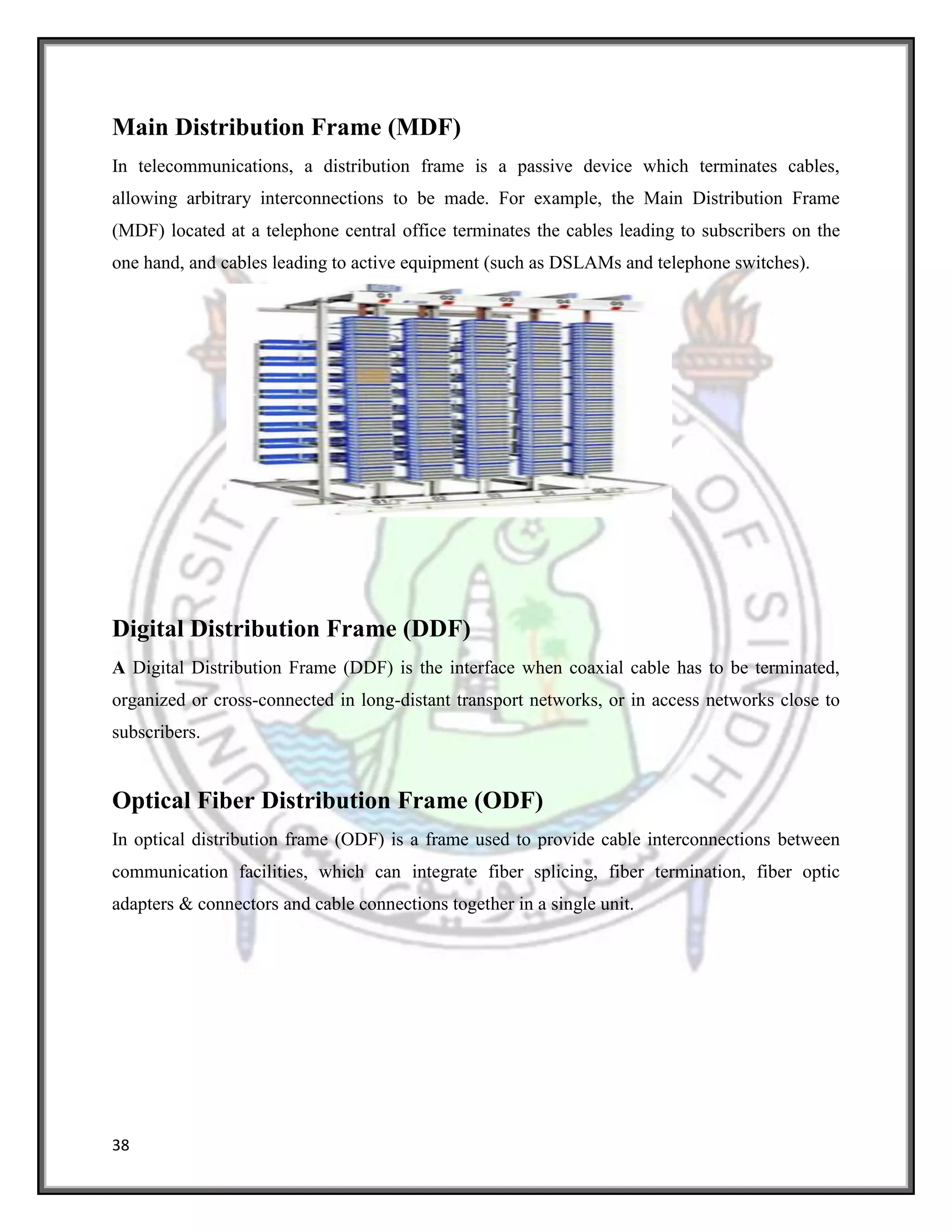 Internship ptcl report, optical fiber system, switching, transmission | PDF