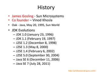 Introduction to Java | PPT