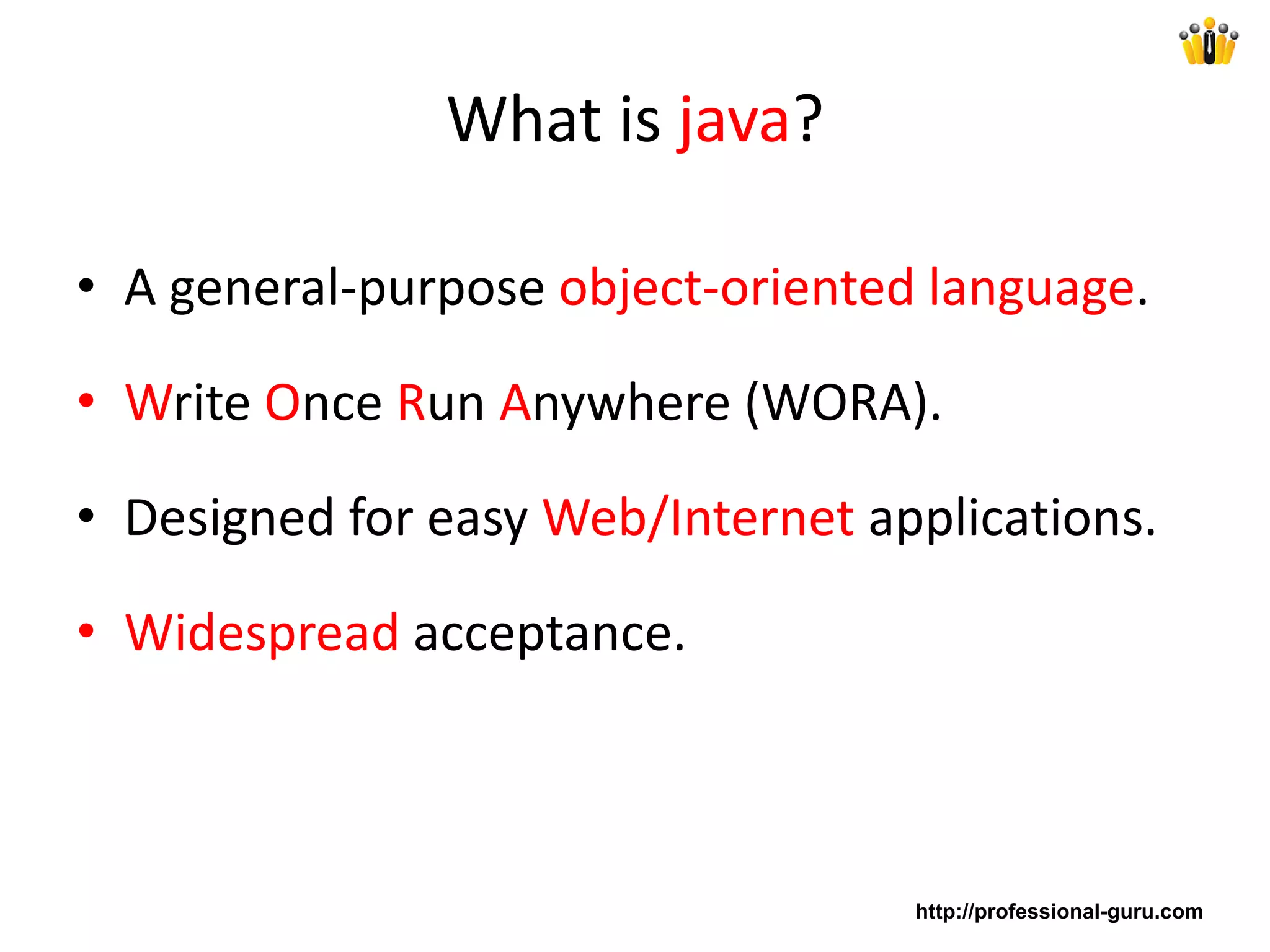 Introduction to Java | PDF