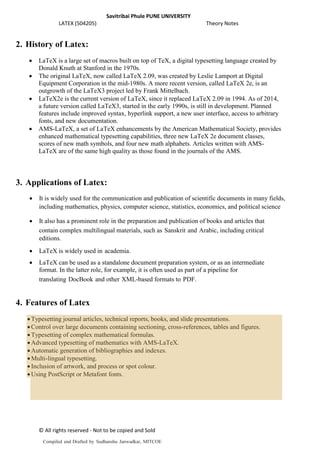 Latex Notes | PDF