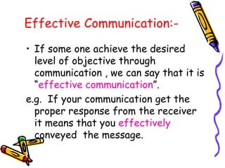 Edited lecture 1 introduction communication skills | PPT