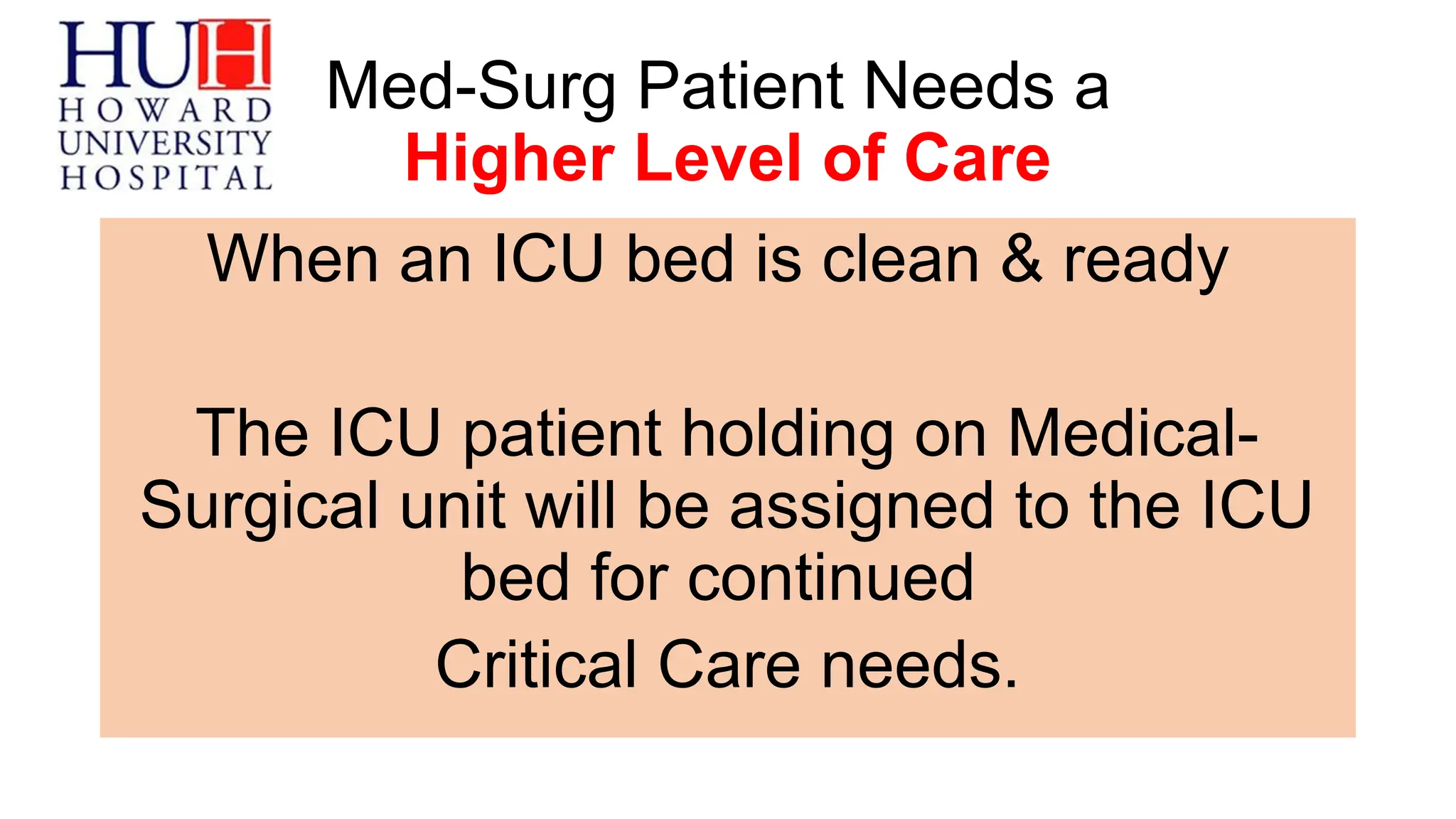 Managing the ICU patient on the Medical Floor | PPT