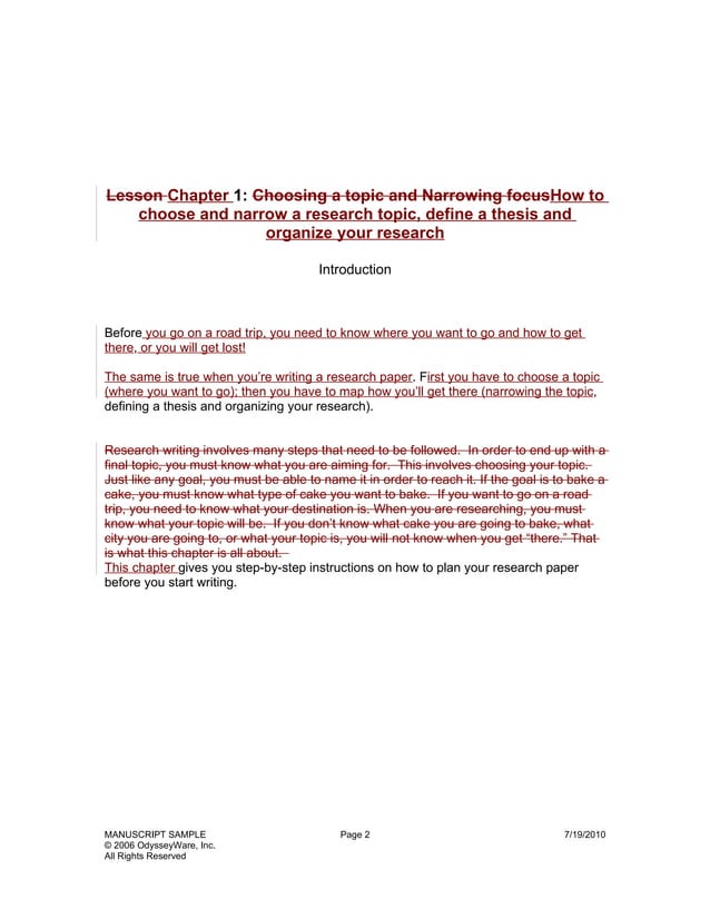 Edited manuscript sample middle school textbook | PDF