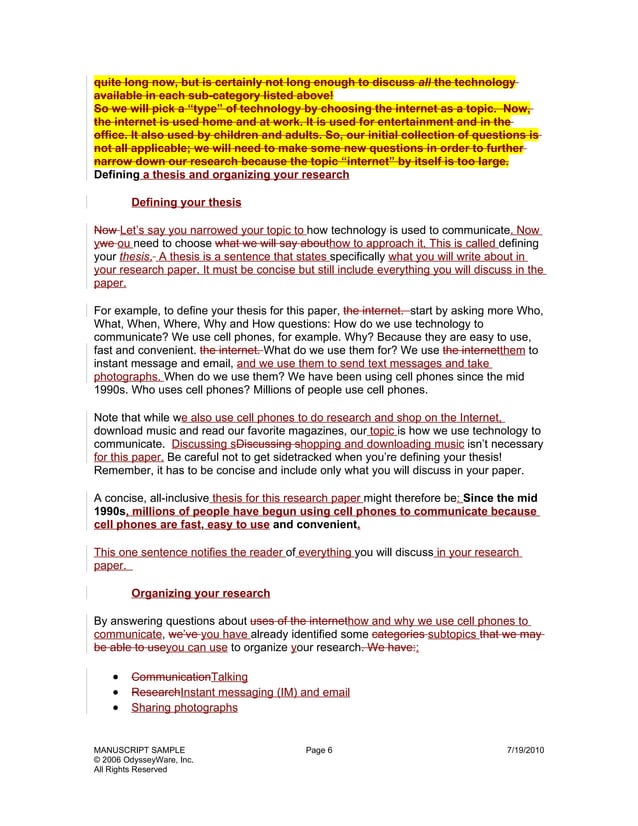 Edited manuscript sample middle school textbook | PDF