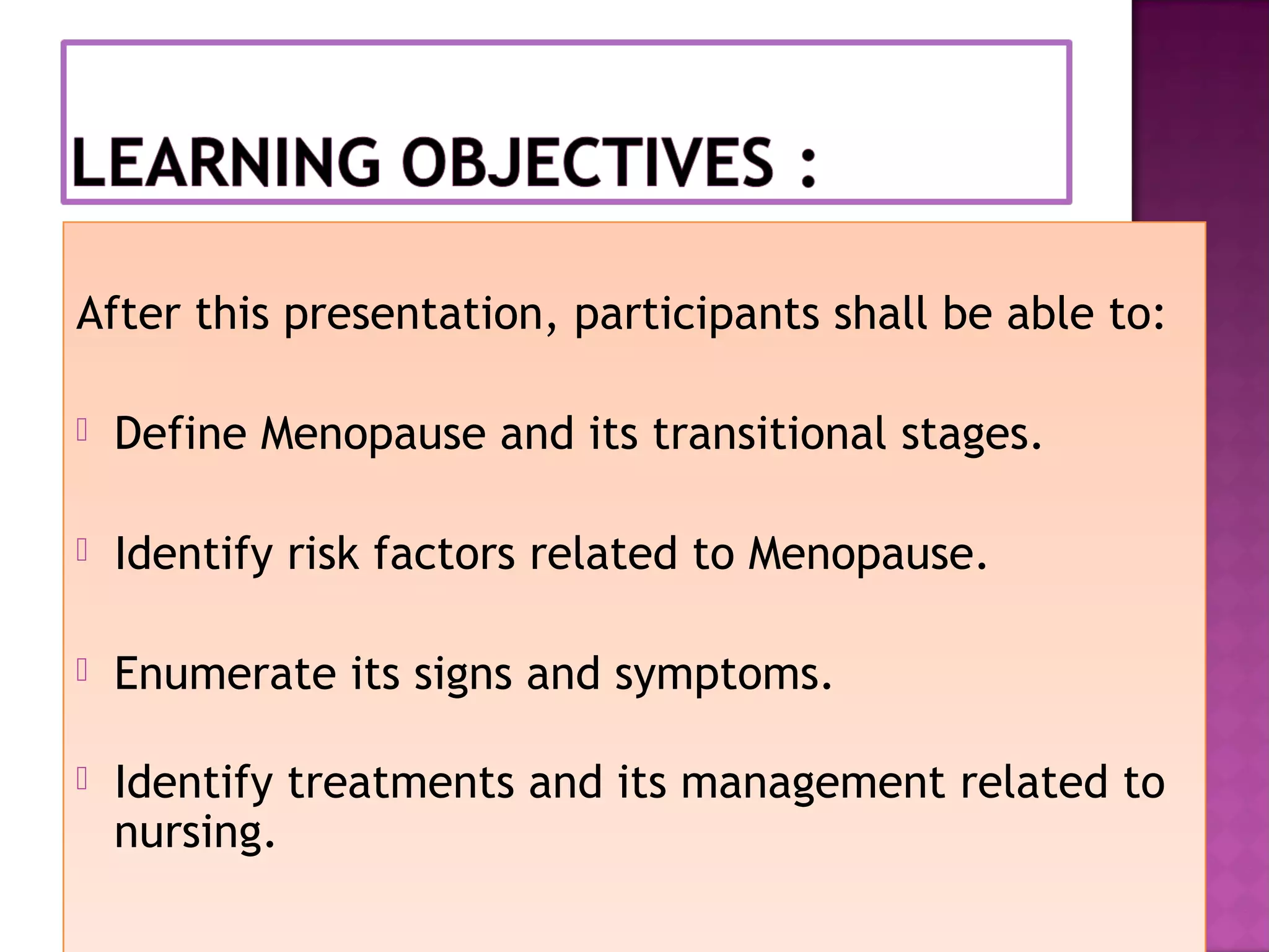 Menopause | PPT