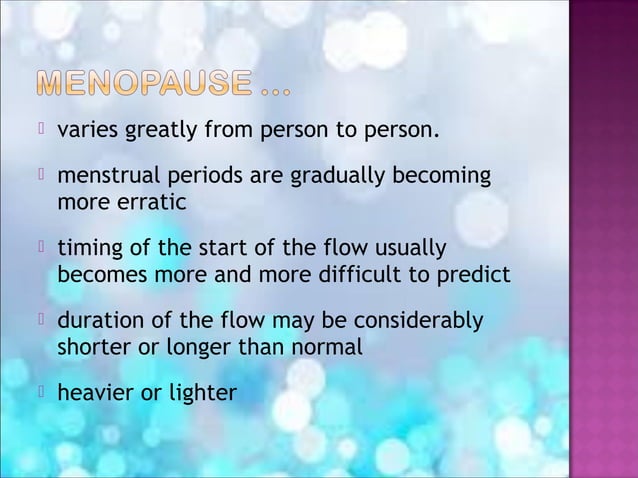 Menopause | PPT