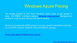 Introduction to Azure | PPT