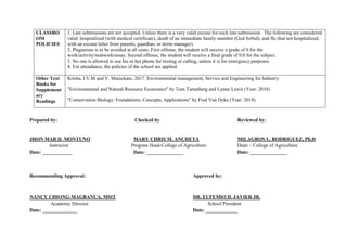 natural resources syllabus- college of agriculture | DOCX