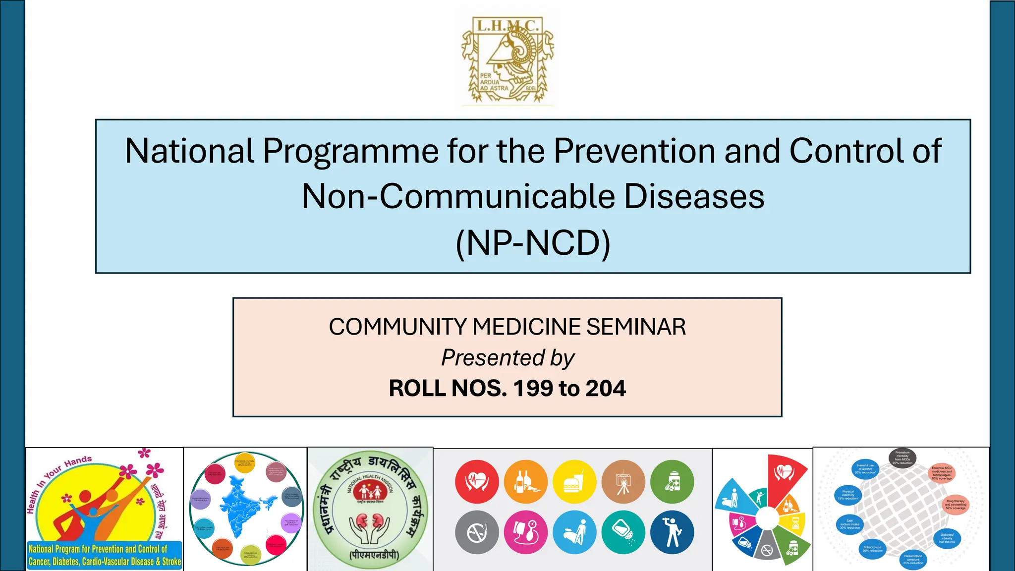 National programme for prevention and control of non communicable ...