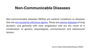 National programme for prevention and control of non communicable ...