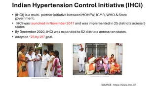 National programme for prevention and control of non communicable ...