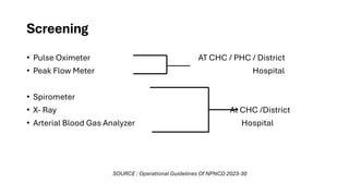 National programme for prevention and control of non communicable ...