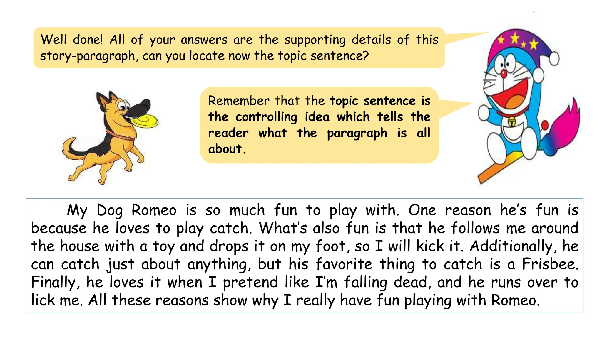 Recognizing the Simple Parts of a Paragraph.pptx