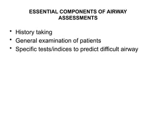 EDITED PPT anesthesia AIRWAY ASSESSMENT.pptx