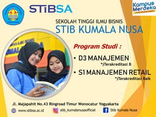 EDITED Presentasi Sosialisasi, penerimaan mahasiwa baru kampus STIB ...