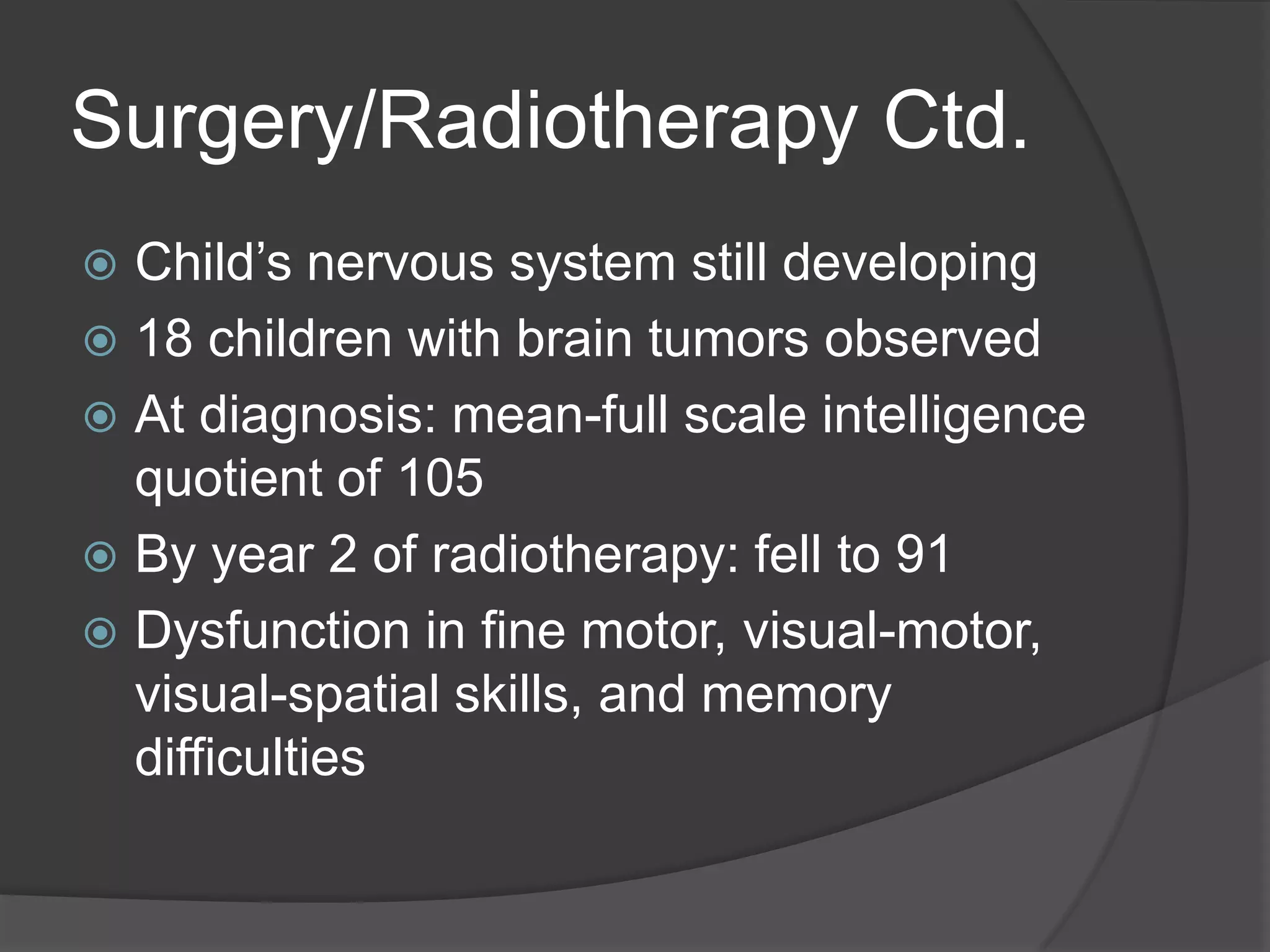 Optic Pathway Gliomas | PPTX | Brain and Nervous System Disorders ...