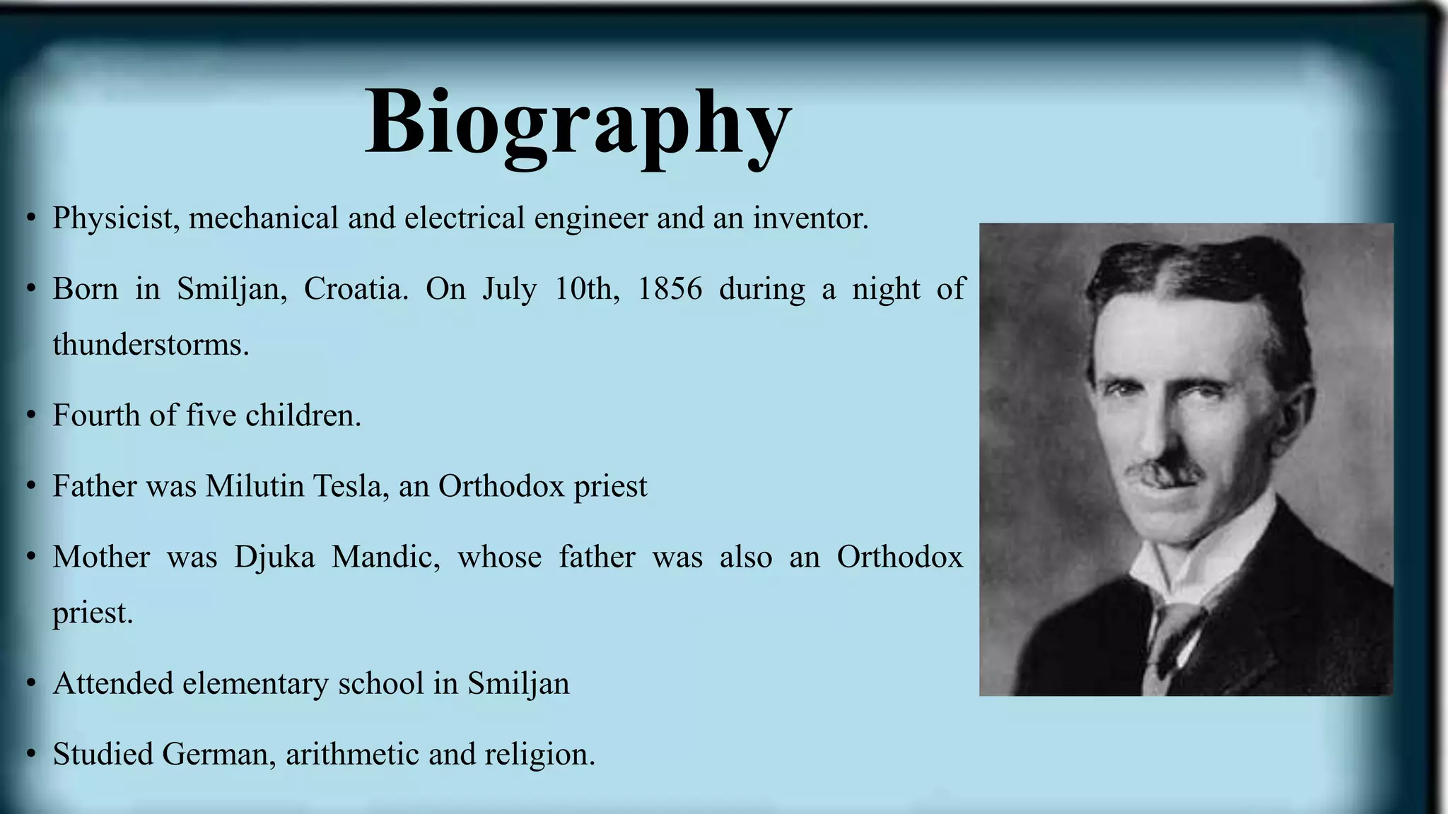 Edited presentation group 4 nikola tesla | PPTX