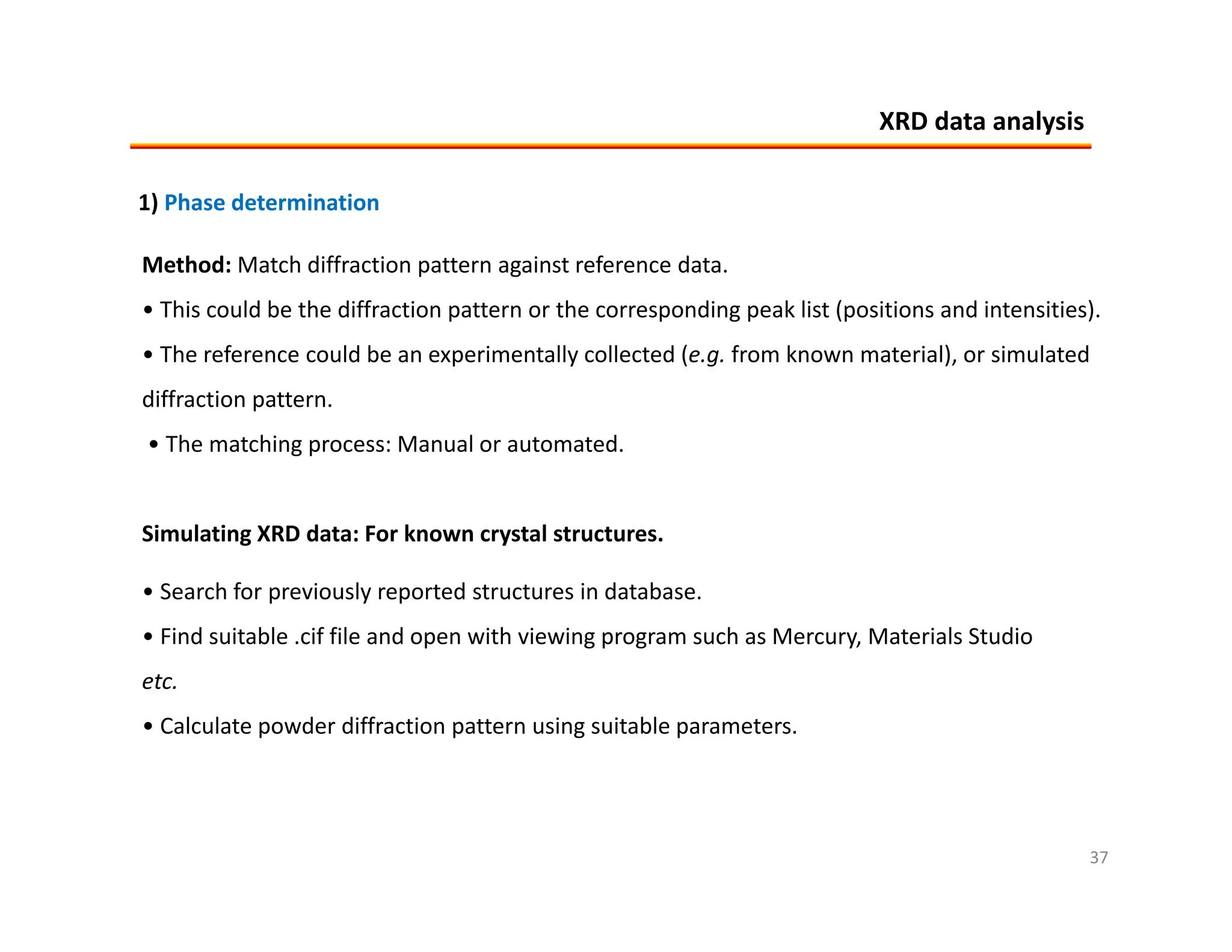 Understanding PXRD and Instrumentation | PDF
