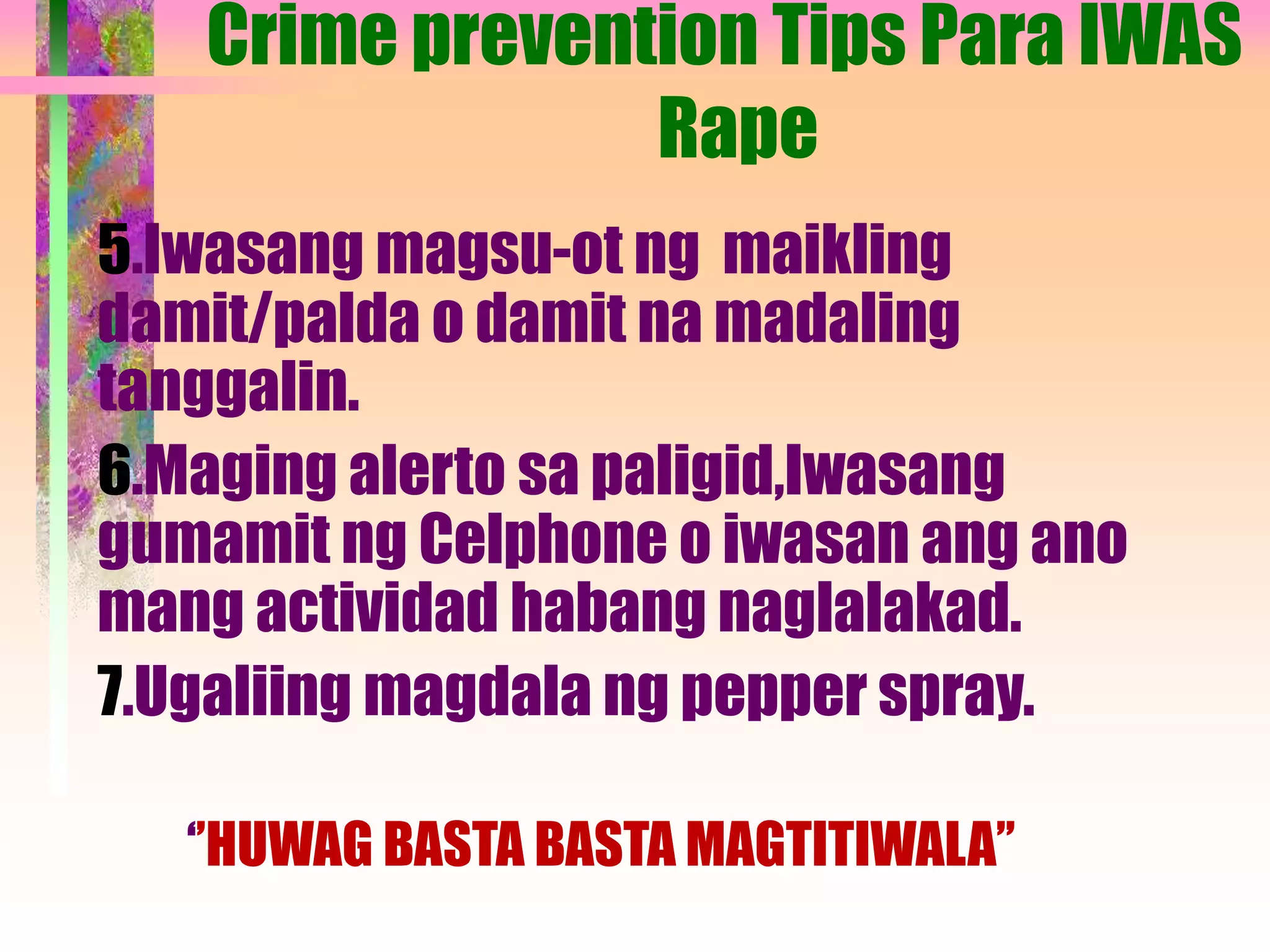 Edited rape law lectures | PPT