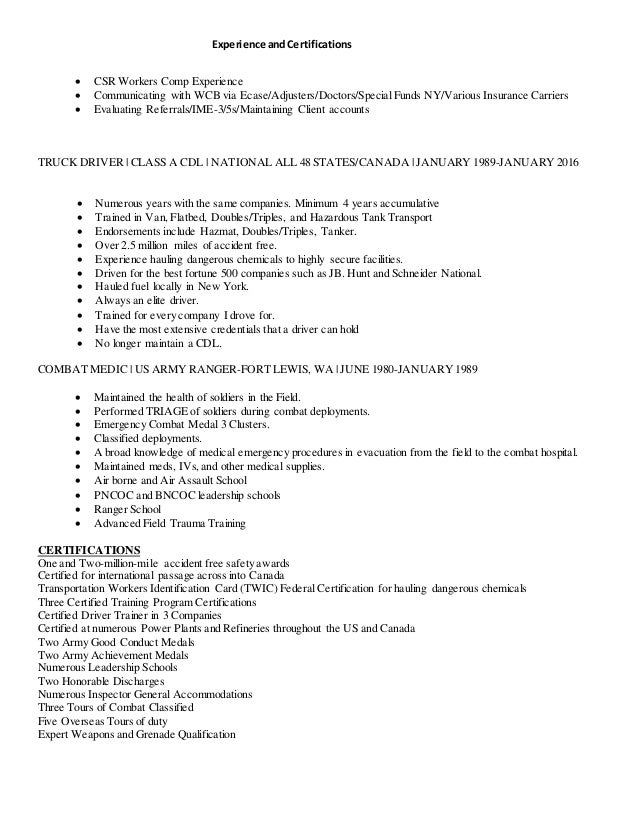 Edited resume 2nd adjustment