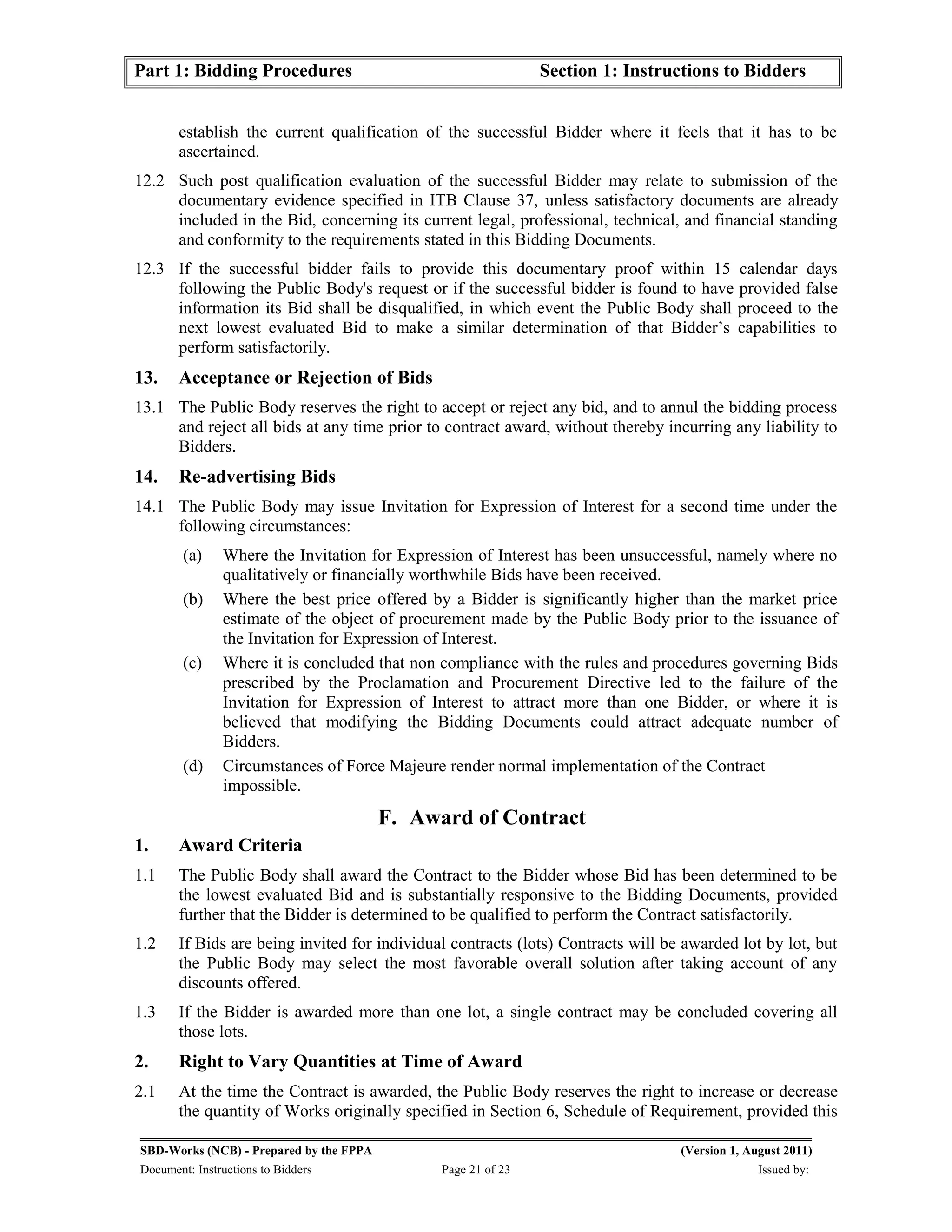 Edited sbd works (ncb)final november 2011 version | DOC