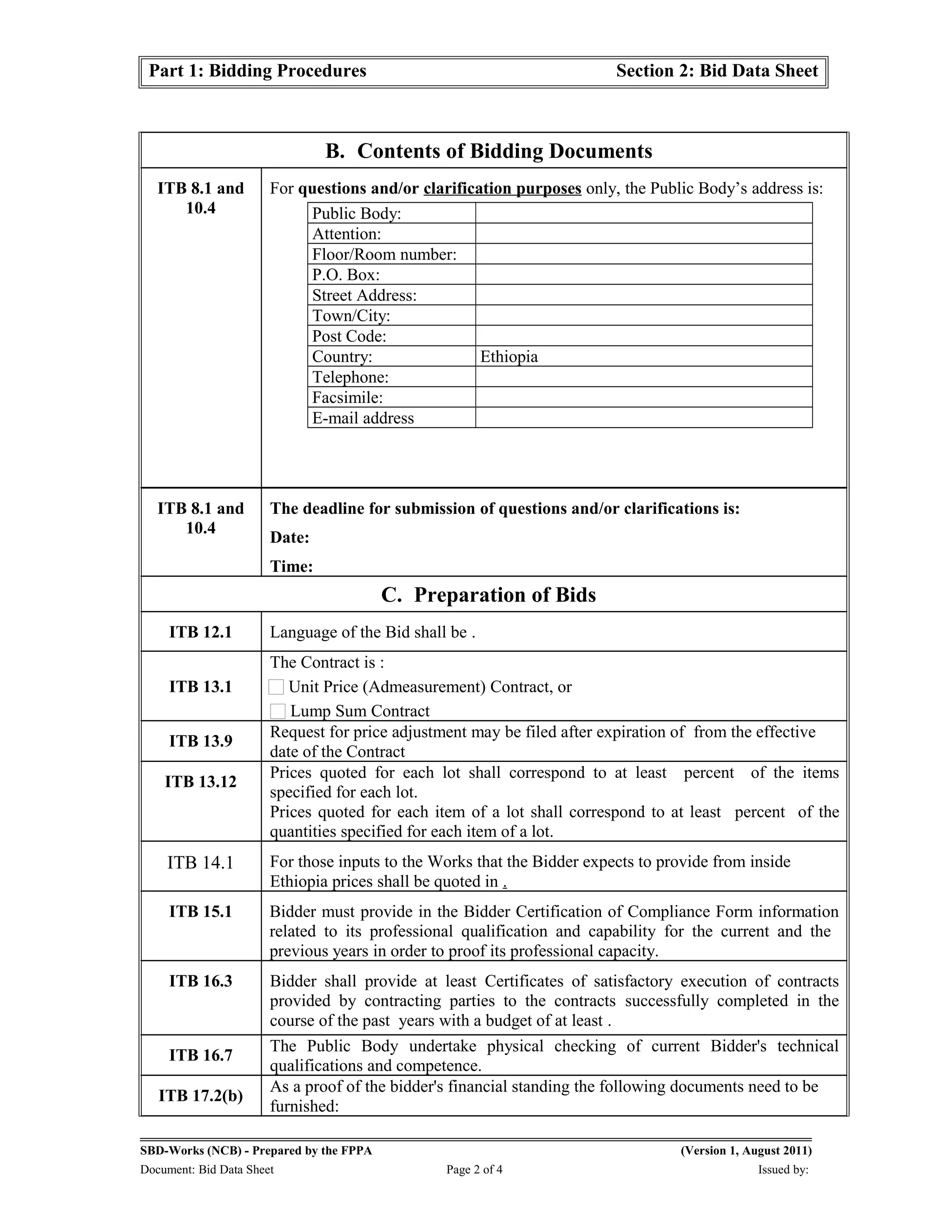 Edited sbd works (ncb)final november 2011 version | DOC