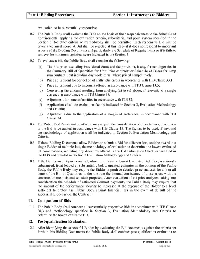 Edited sbd works (ncb)final november 2011 version | DOC