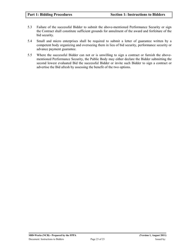 Edited sbd works (ncb)final november 2011 version | DOC