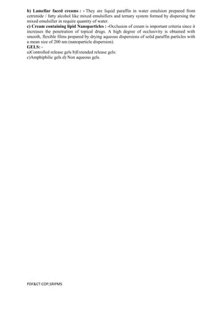 semisolid dosage forms | DOC