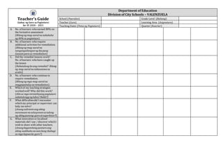 Edited teachers guide-template | PPT