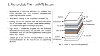 photovoltaic thermal system | PPTX